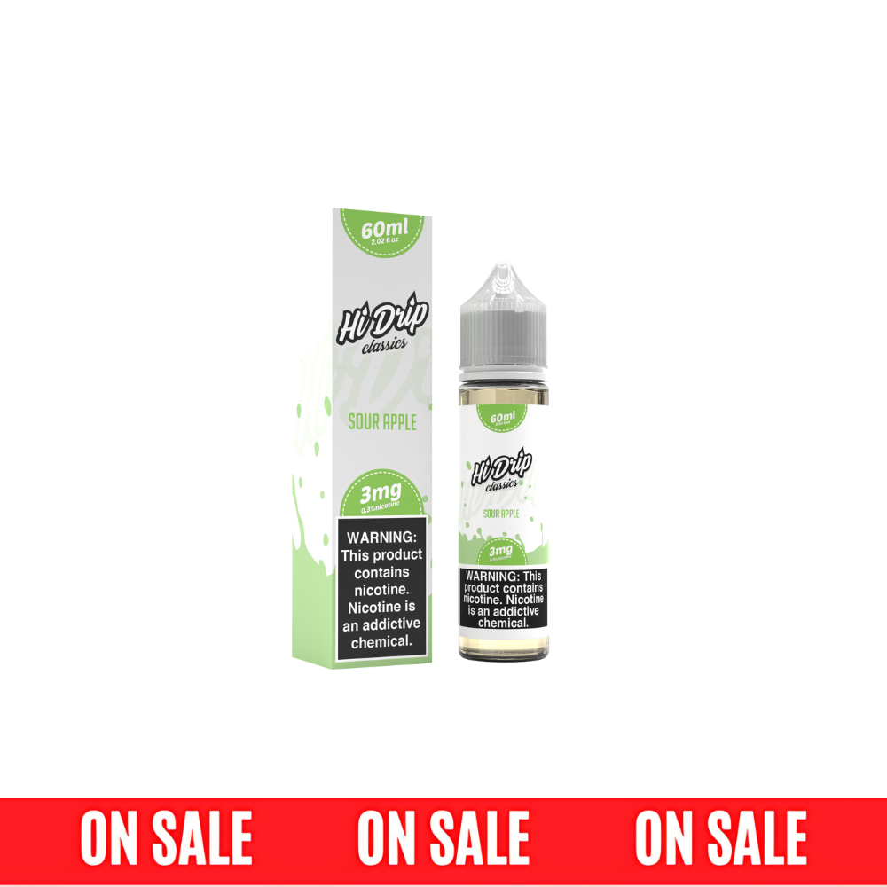 Hi-Drip - Sour Apple E-Juice, 60mL | Vapor Bridge