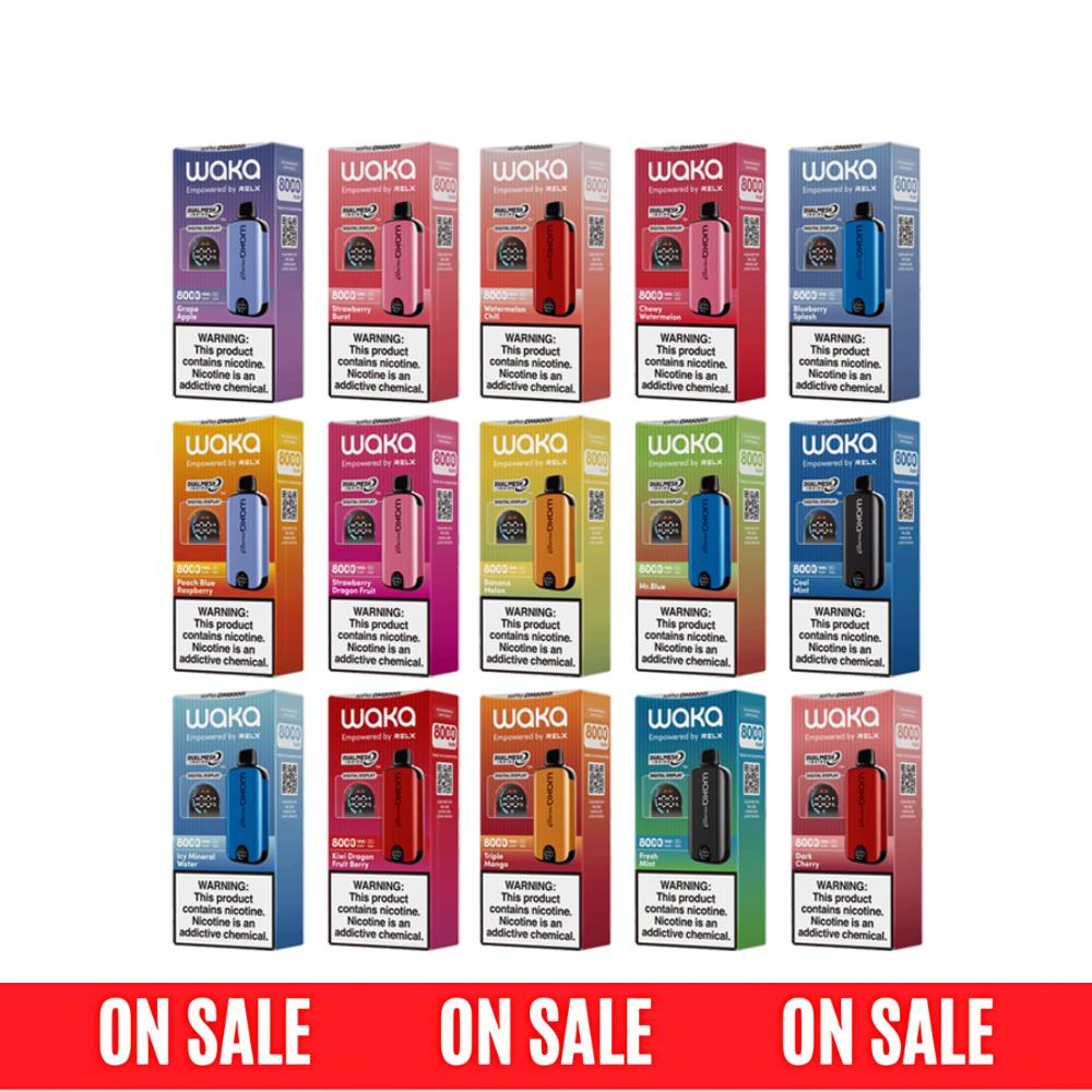 WAKA SoPro DM8000 - 8K Puffs Disposable - 14mL 50mg | Vapor Bridge